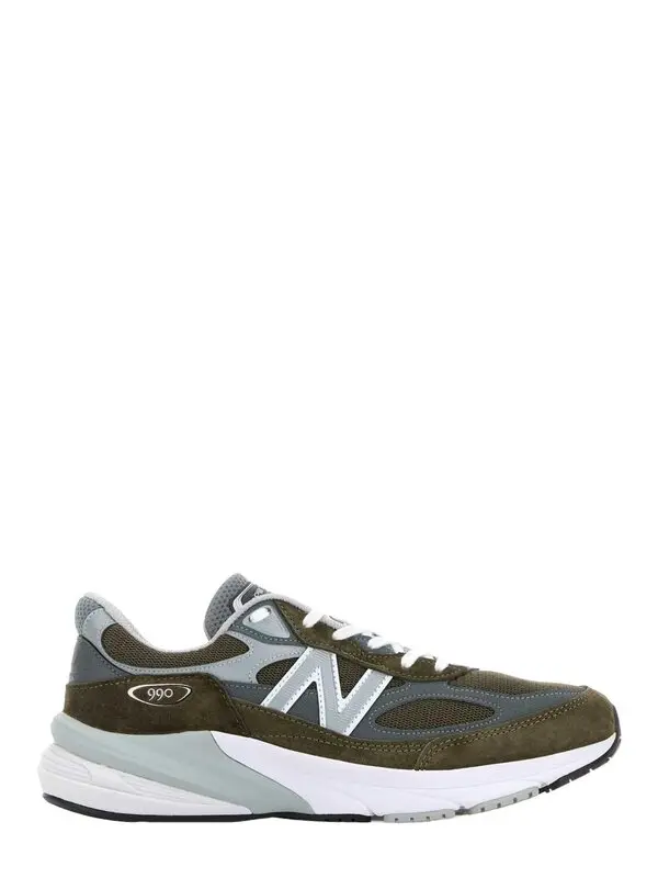 NEW BALANCE 990v6 Mesh & Suede Sneakers - Multicoloured