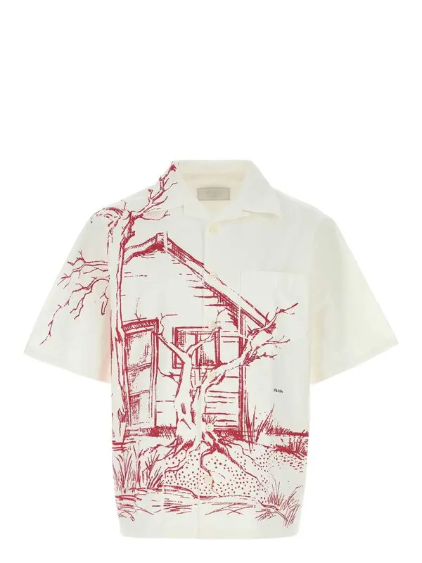 Prada Poplin Shirt - White