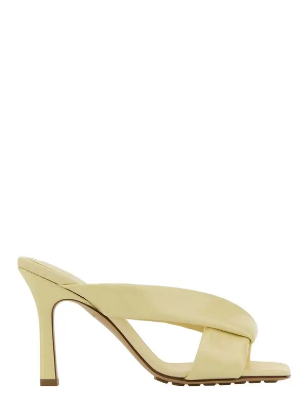 Bottega Veneta Riva Flat Sandals - Yellow