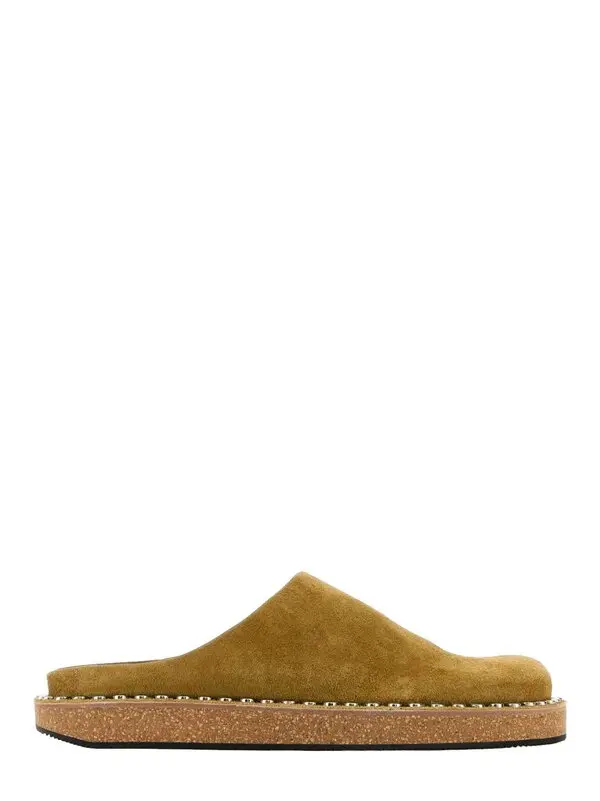 Loewe Suede Slip-on Loafers - Yellow