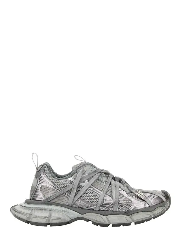 Balenciaga 3xl Extreme Sneaker In Mesh And Rubber - Grey
