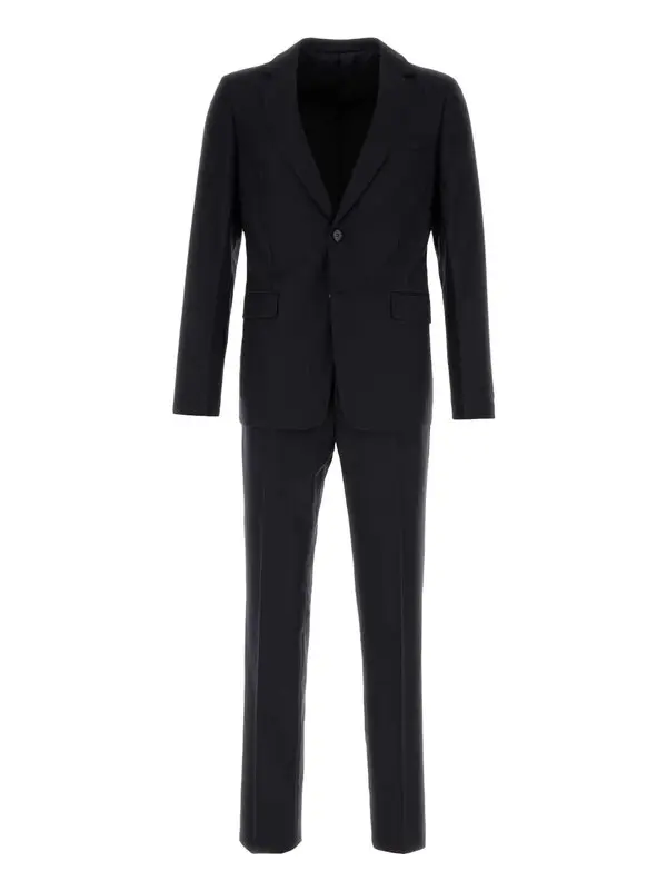 Prada Embroidered Striped Wool-blend Suit For - Stripped