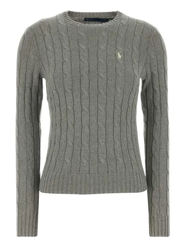 Polo Ralph Lauren Cotton Knit Sweater - Grey