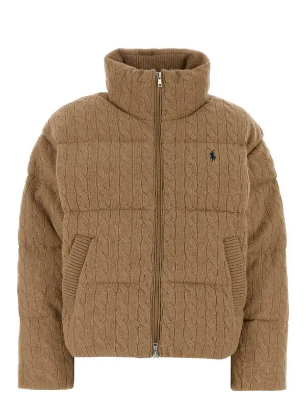 Polo Ralph Lauren Wool-blend Padded Jacket - Camel