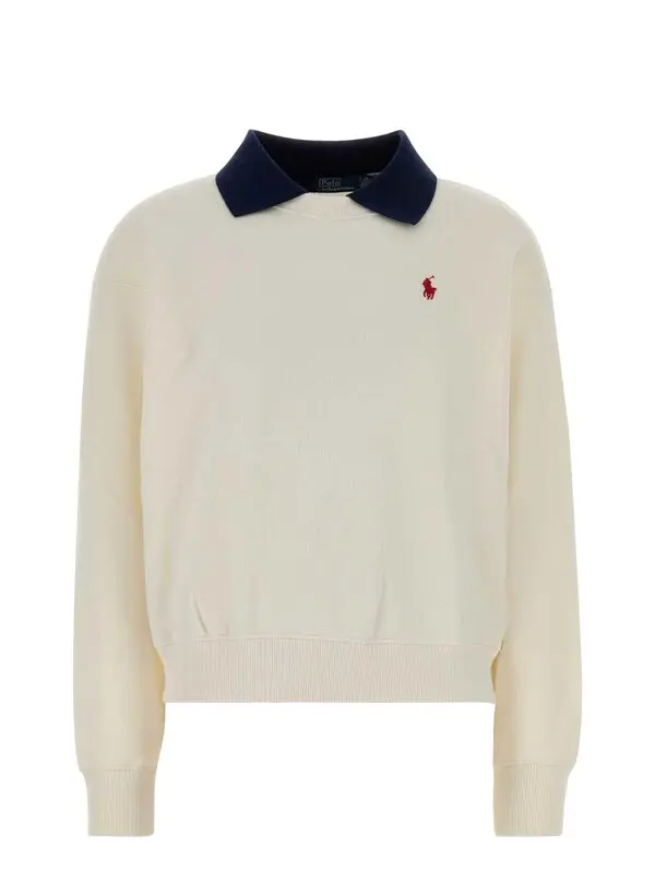 Polo Ralph Lauren Polo-inspired Cotton-blend Sweatshirt - White