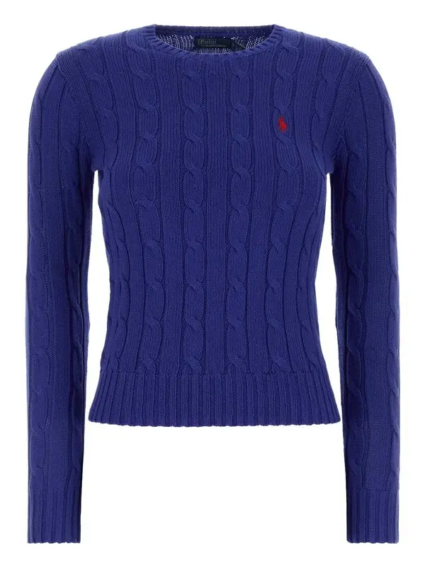 Polo Ralph Lauren 100% Cotton Cable Knit Sweater - Blue