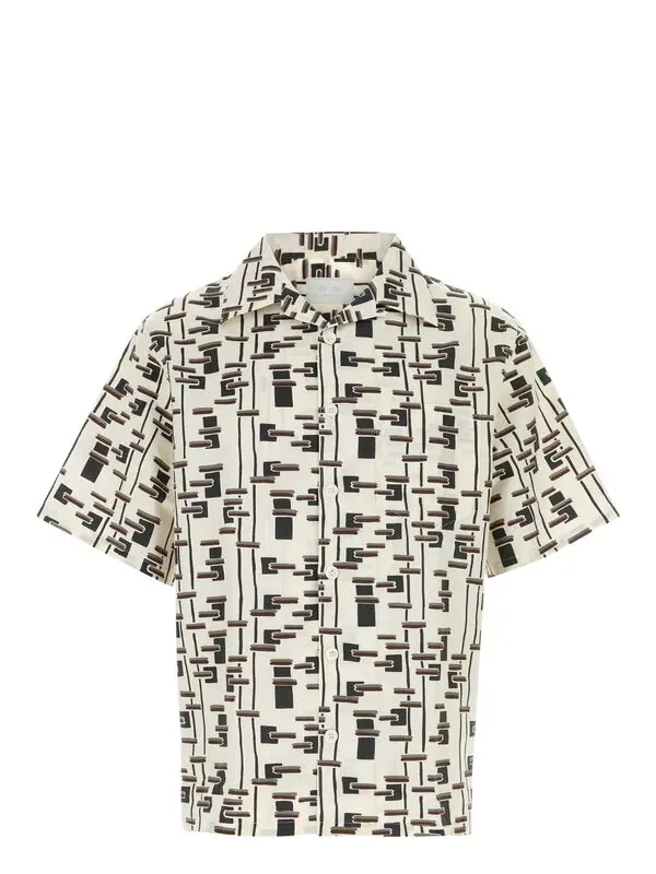 Prada Poplin Shirt - Printed