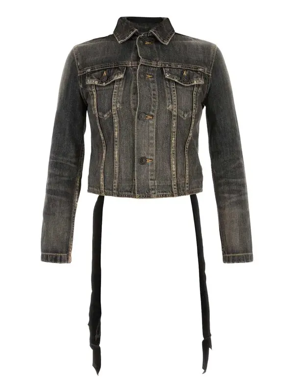 Balenciaga Classic Denim Jacket - Black