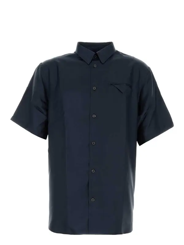 Prada Satin Silk Shirt For - Blue