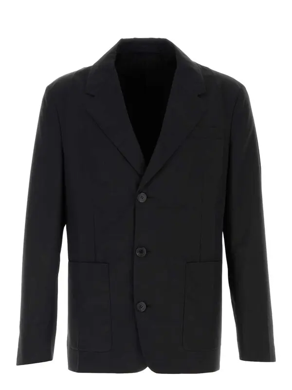 Prada Wool-blend Blazer - Black
