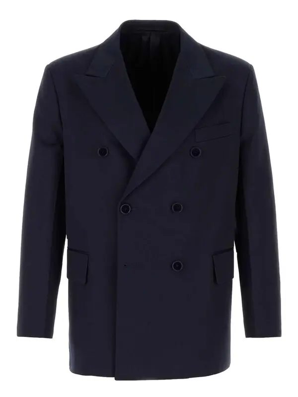 Prada Cotton Blazer For - Blue