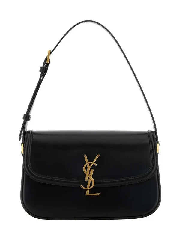 Saint Laurent Solferino Shoulder Handbag - Black