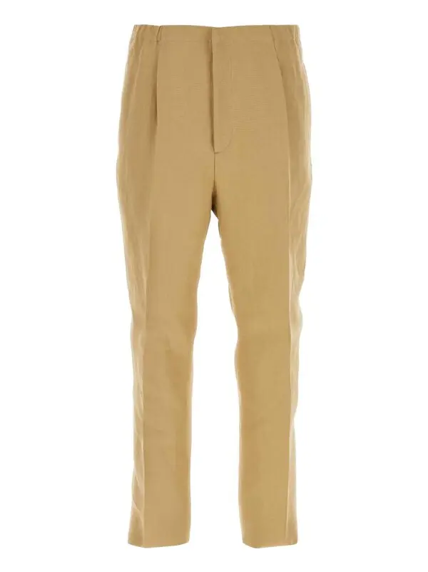 Fendi Paper Trousers - Camel