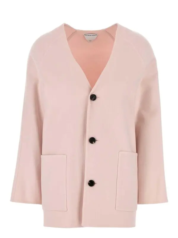 Bottega Veneta Wool-cashmere Cardigan - Pink