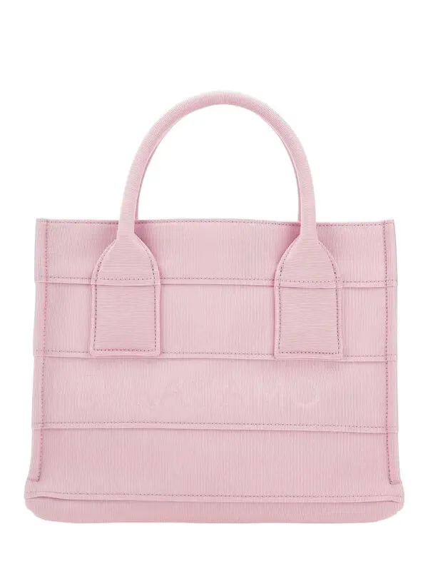 FERRAGAMO Fabric Beach Handbag - Pink