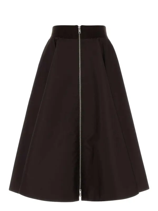 Prada Re-nylon Mini Skirt - Brown