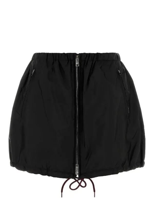 Prada Re-nylon Mini Skirt - Black