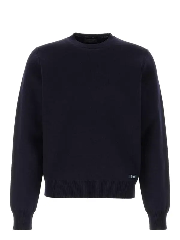 Prada Wool-blend Knit Sweater - White