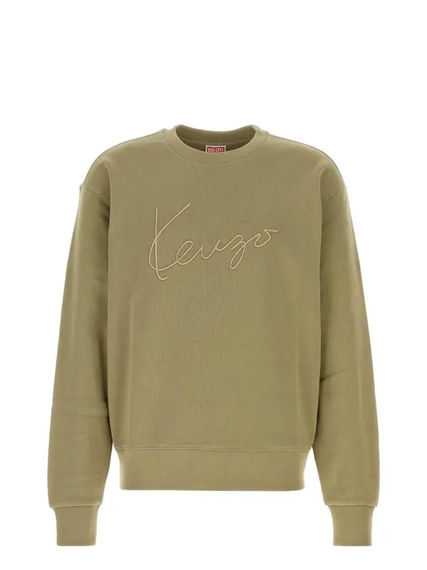 Kenzo Cotton Sweatshirt - Green