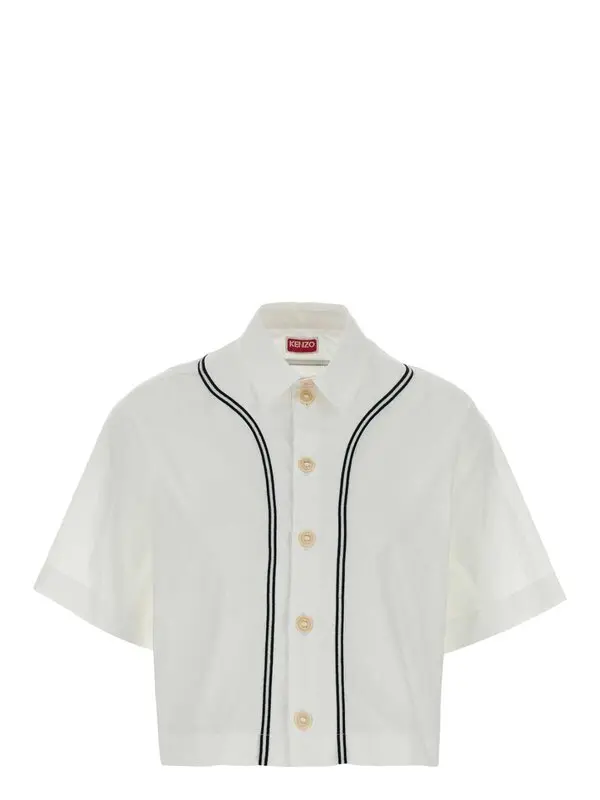 Kenzo Poplin Shirt - White