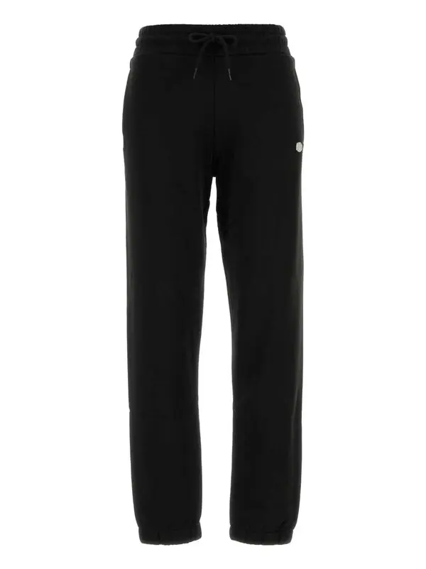 Kenzo 100% Cotton Joggers With Drawstring Waist - Black