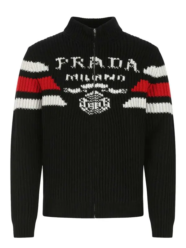 Prada Cashmere Cardigan - Black