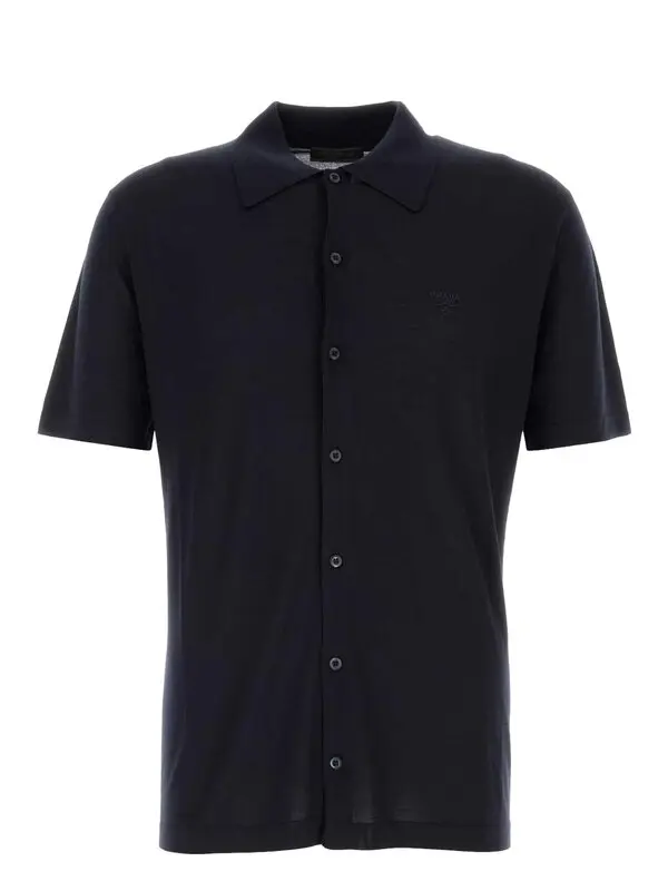 Prada Virgin Wool Shirt - Blue