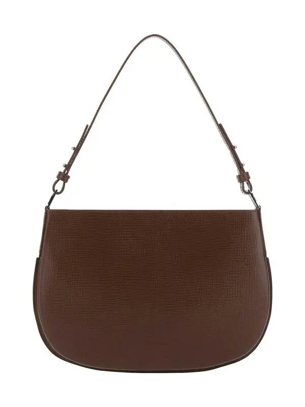By Far Issa Shoulder Handbag - Brown
