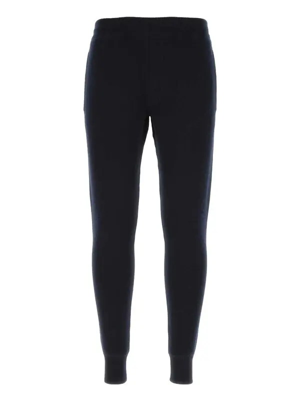 Prada Stretch Cashmere Joggers - Blue