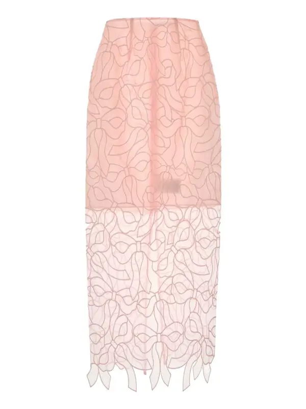 Cecilie Bahnsen Light Knit Skirt - Pink