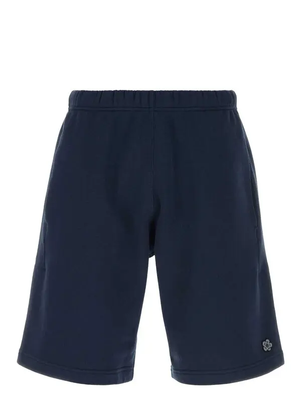 Kenzo Cotton Bermuda Shorts - Blue
