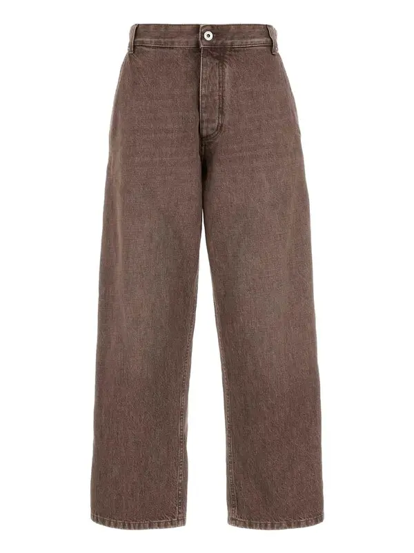 Bottega Veneta Wide-leg Denim Jeans - Brown