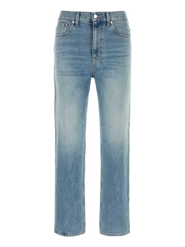 Gucci Washed Cigarette Trousers - Light Blue