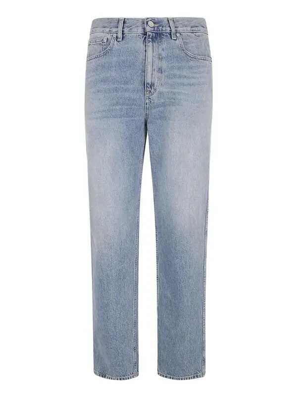 Gucci Washed Cigarette Trousers - Light Blue