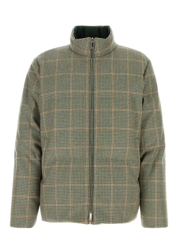 Thom Browne Embroidered Wool Down Jacket - Printed