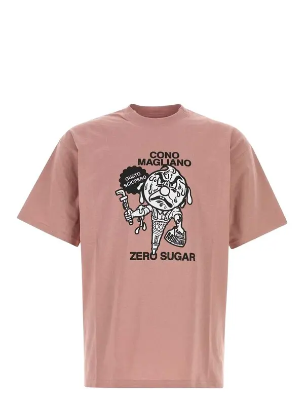 MAGLIANO Cotton T-shirt - Pink
