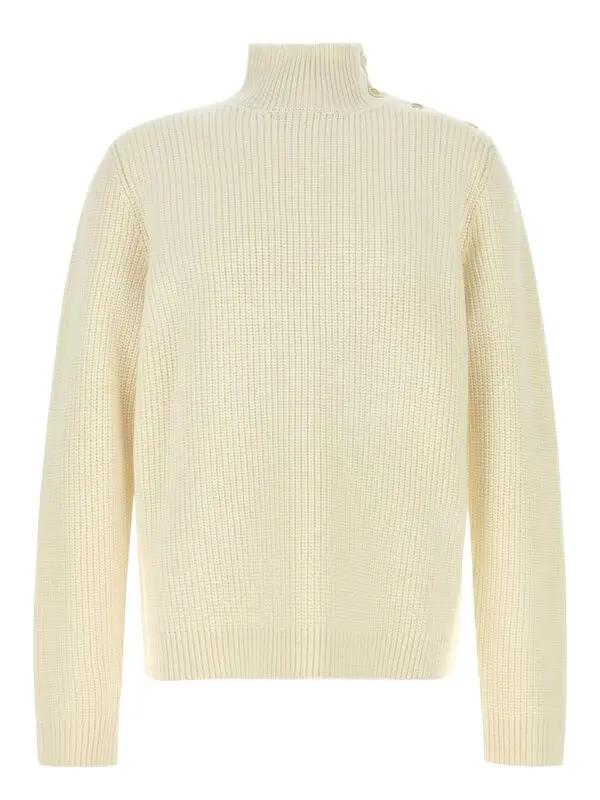 Prada Ivory Wool Sweater - White