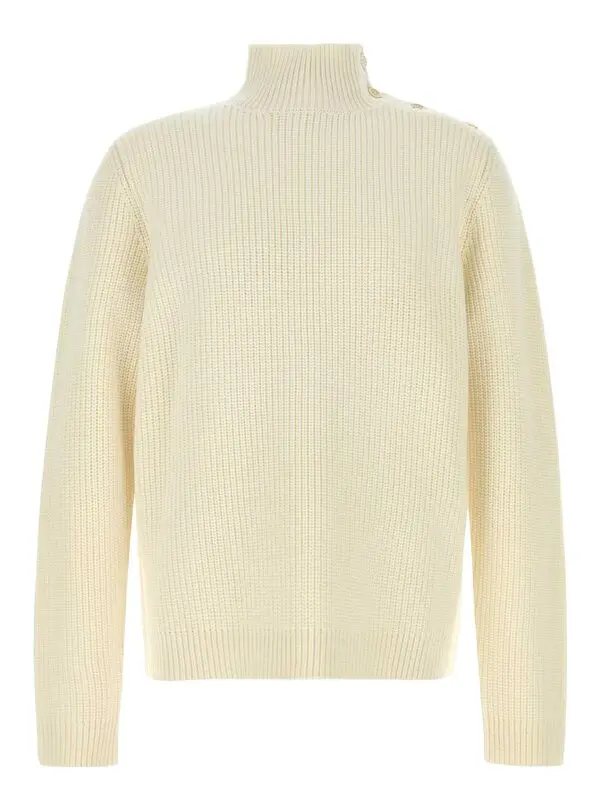 Prada Ivory Wool Sweater - White