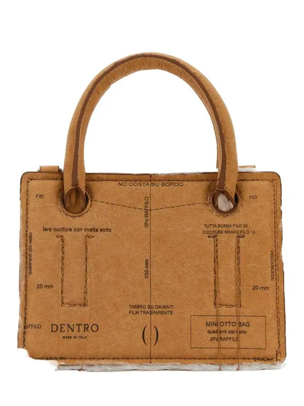 DENTRO Mini Otto Paper Handbag - Printed