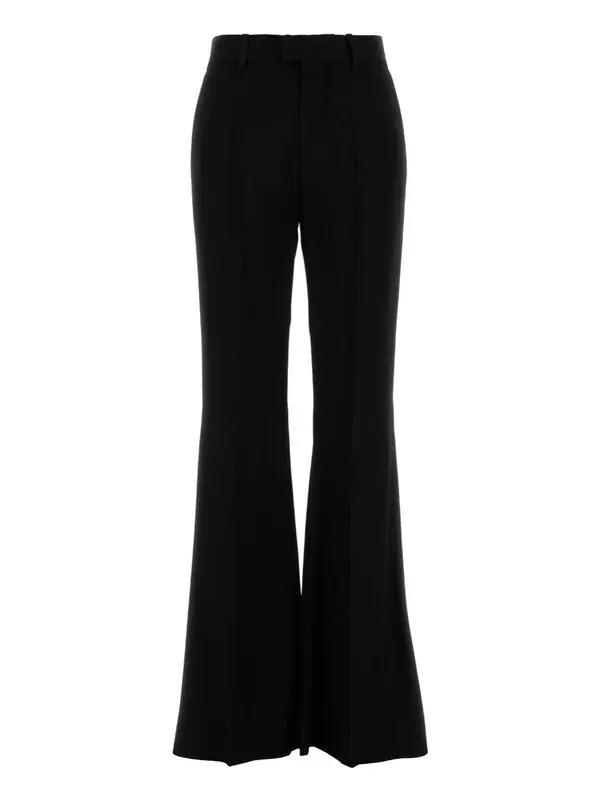 Balenciaga Viscose Wide-leg Pants - Black