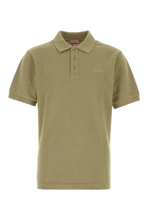 Kenzo Piquet Polo Shirt - Green