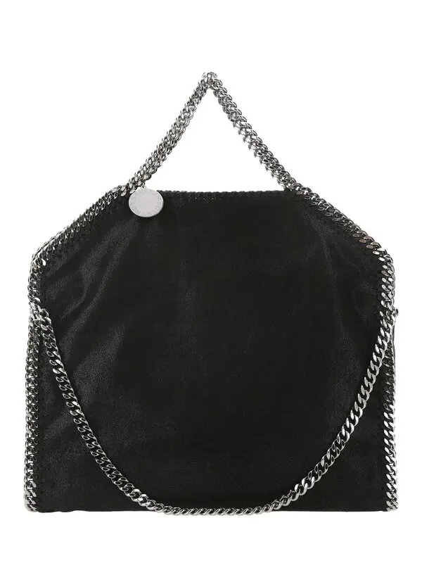 Stella McCartney Medium Shaggy Deer Falabella Shoulder Handbag - Black