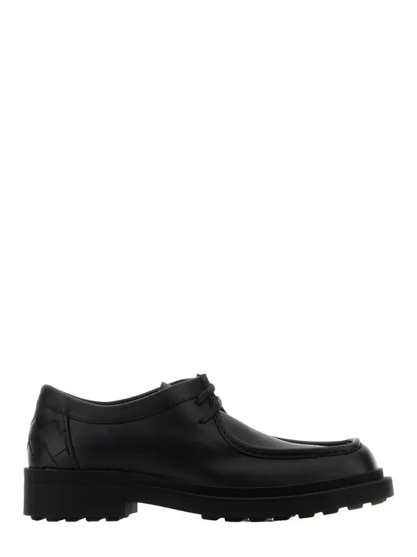 Bottega Veneta Leather Lace-up Shoes - Black