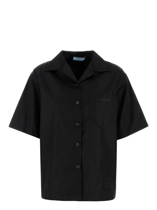 Prada Gabardine Shirt - Black