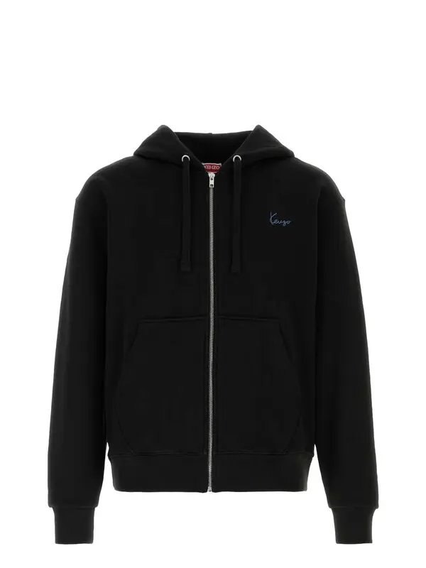 Kenzo Style Cotton Sweatshirt For - Black