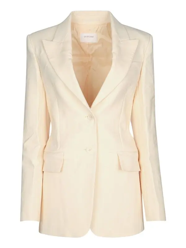 Sportmax Zermat Tailored Jacket - Vaniglia