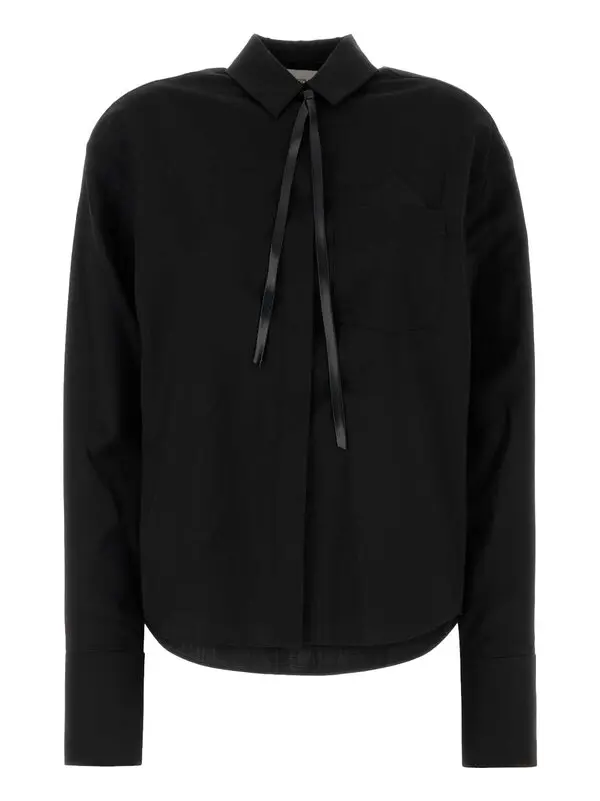 Sportmax Wool Mappa Shirt - Black