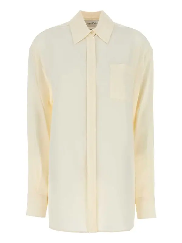 Sportmax Tonale Silk Shirt - White