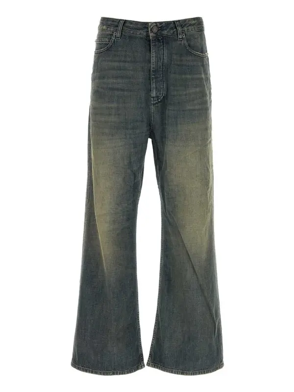 Balenciaga Wide-leg Denim Jeans - Blue