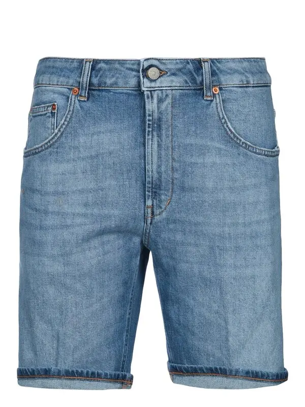 DONDUP Derick Denim Bermuda Shorts - Blue